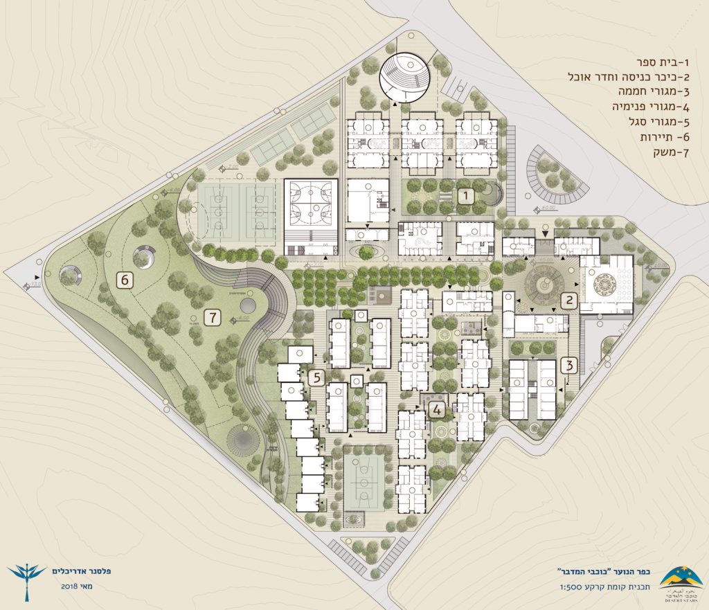 Desert star campus - פלסנר אדריכלים